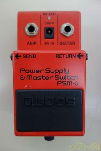 BOSS PSM-5 Power Supply & Master Switch Guitar Effects Pedal Good ...