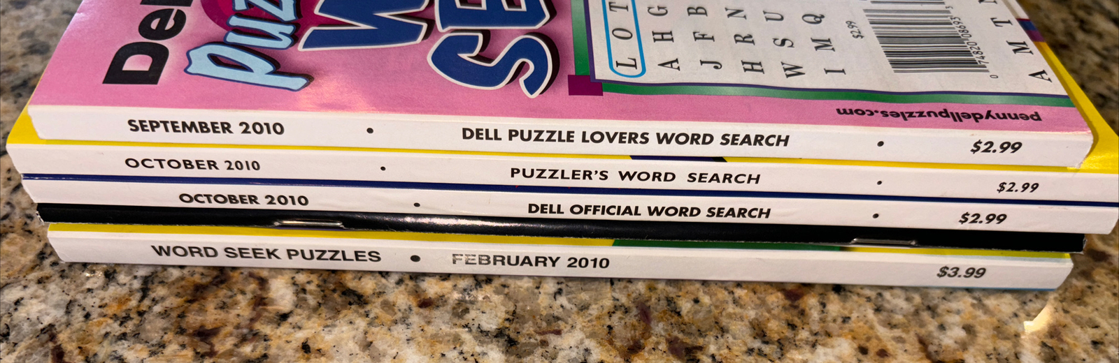 Lot of 5 - PennyPress Assorted Variety Puzzles Word Seek Word Search | eBay