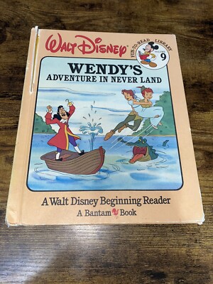 Vintage Walt Disney Wendy’s Adventure In Never Land Volume 9 Book | eBay