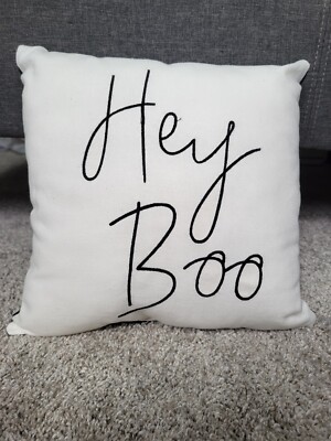 Target Bullseye Playground Halloween Throw Flip Pillow Hey Boo and ...