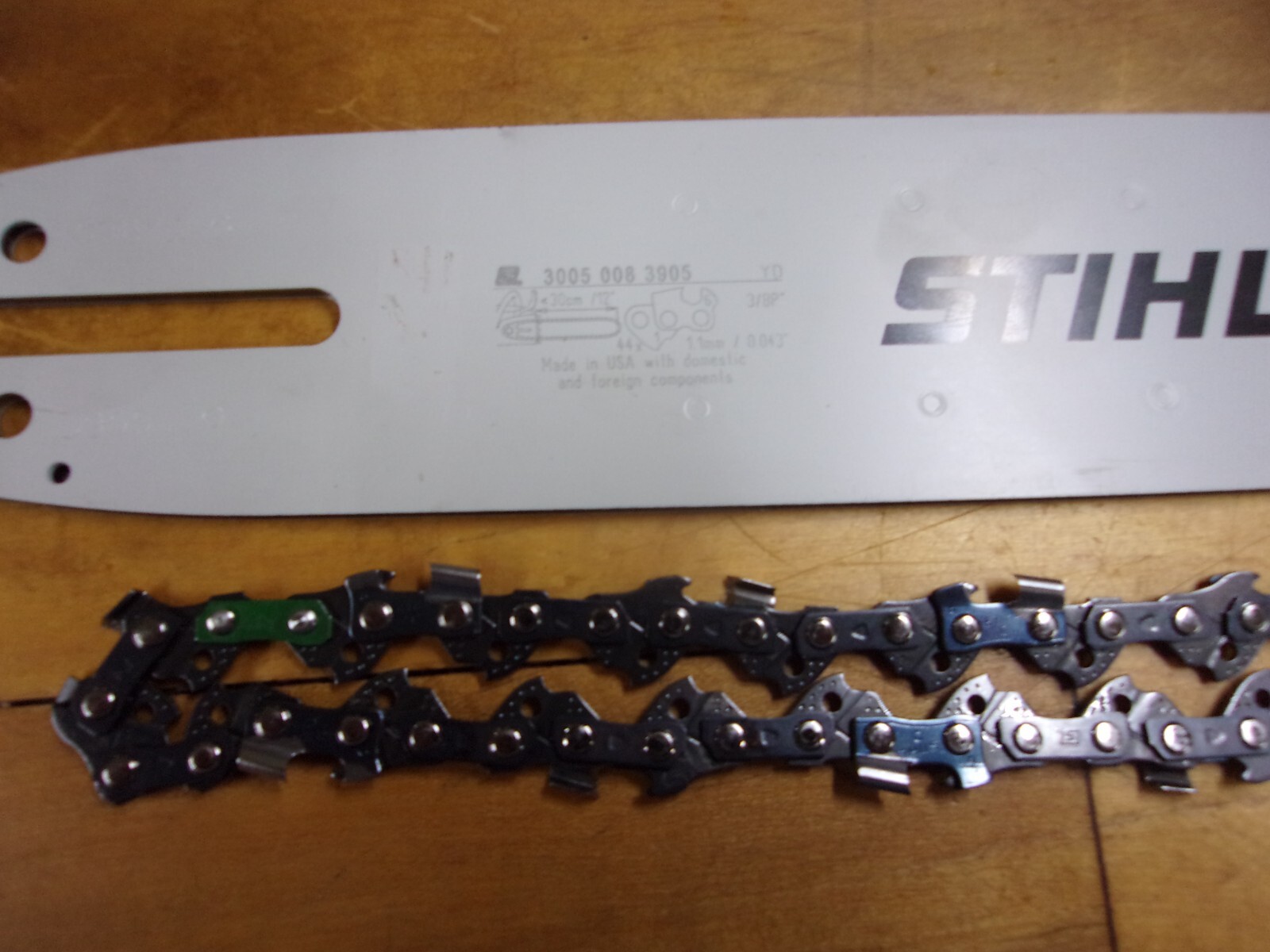Stihl OEM 12" Guide Bar 3/8P" .043" 44DL 3005-008-3905 HT101 HT70 MS180 ...