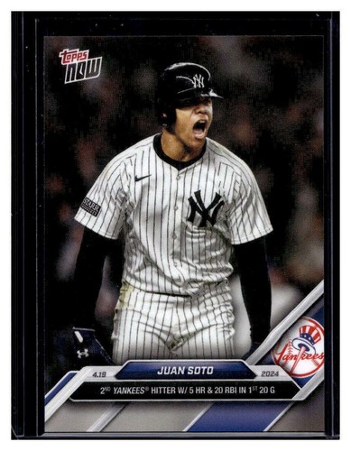 2024 Topps Now #98 Juan Soto Base Card (Qty) | eBay