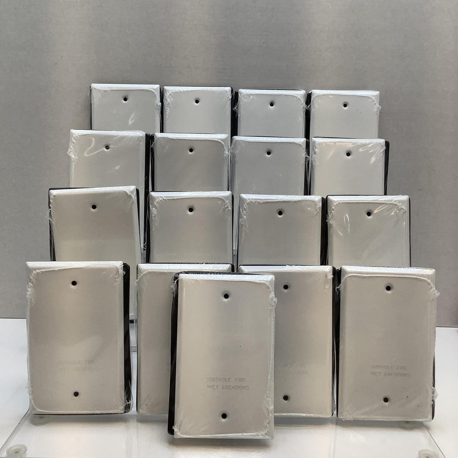 17-Pack BWF BC-1WV White 1 Gang Weatherproof Easy To Install Outdoor ...