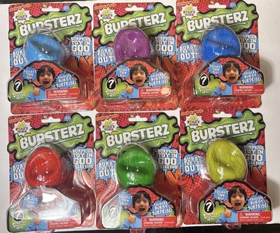 6 Pack Ryan's World Bursterz Surprise Toy in Goo Filled Egg!!-NEW | eBay