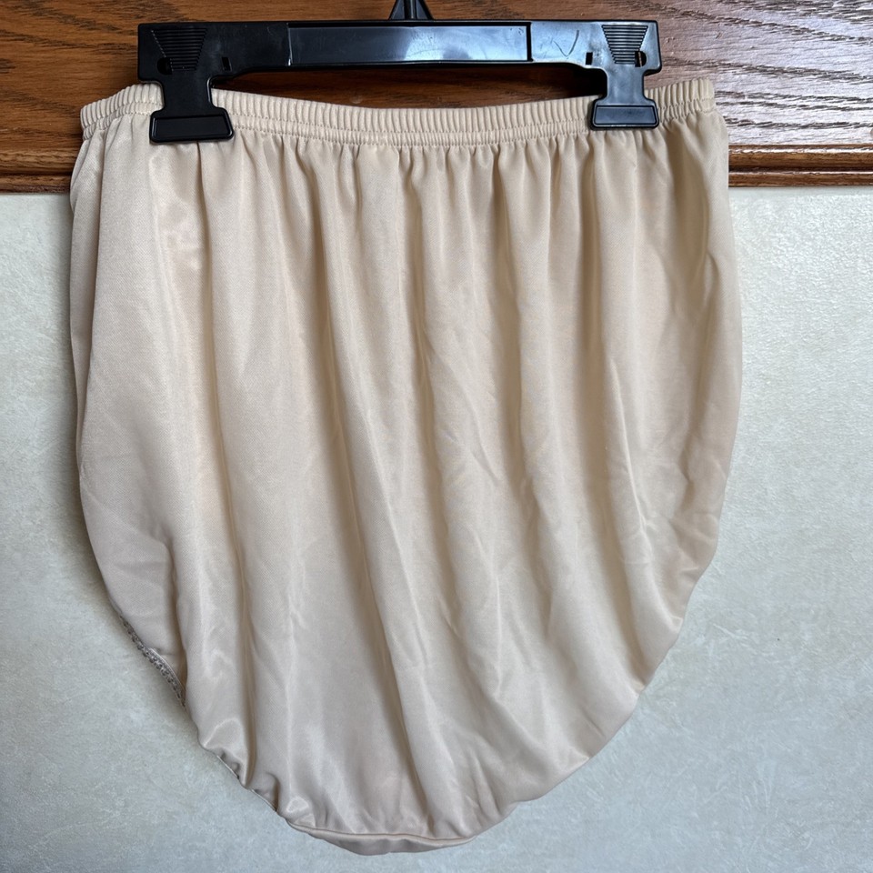 Vintage 100% Nylon Floral granny Panties Silky Soft size 12 See ...