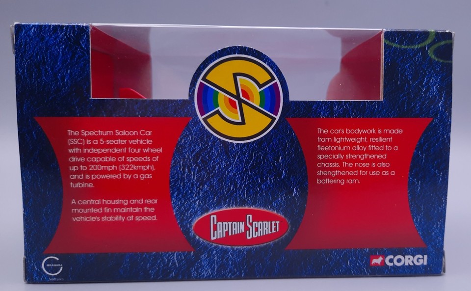 Captain Scarlet Die-Cast Spectrum Saloon Car from Corgi in 2005 | eBay UK