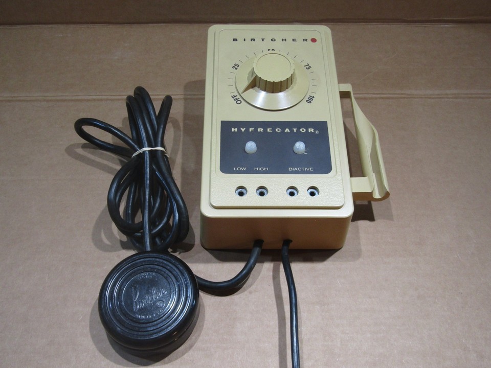 vintage Birtcher Hyfrecator Desiccator works (no probes) | eBay