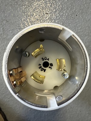 Pass and Seymour Legrand CS8165 50A 480V California Standard Locking ...