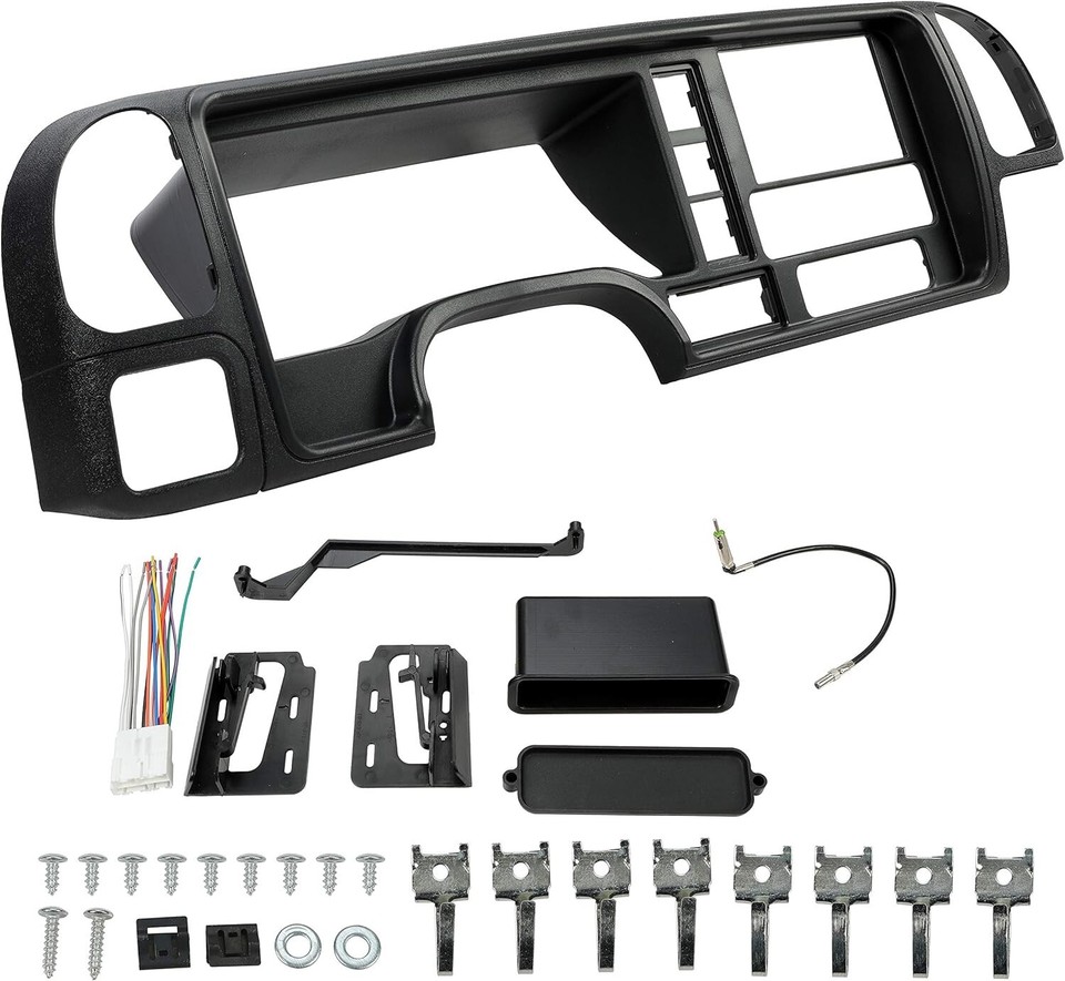 Double Din Dash Panel Compatible with 1995-2002 GMC Truck SUV Radio ...