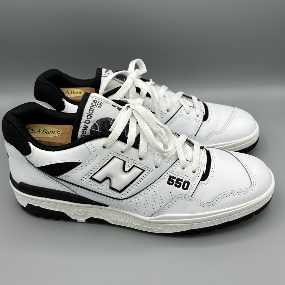 New Balance Men’s 550 Oreo Size 10 White Black Shoes Sneakers 2021 ...