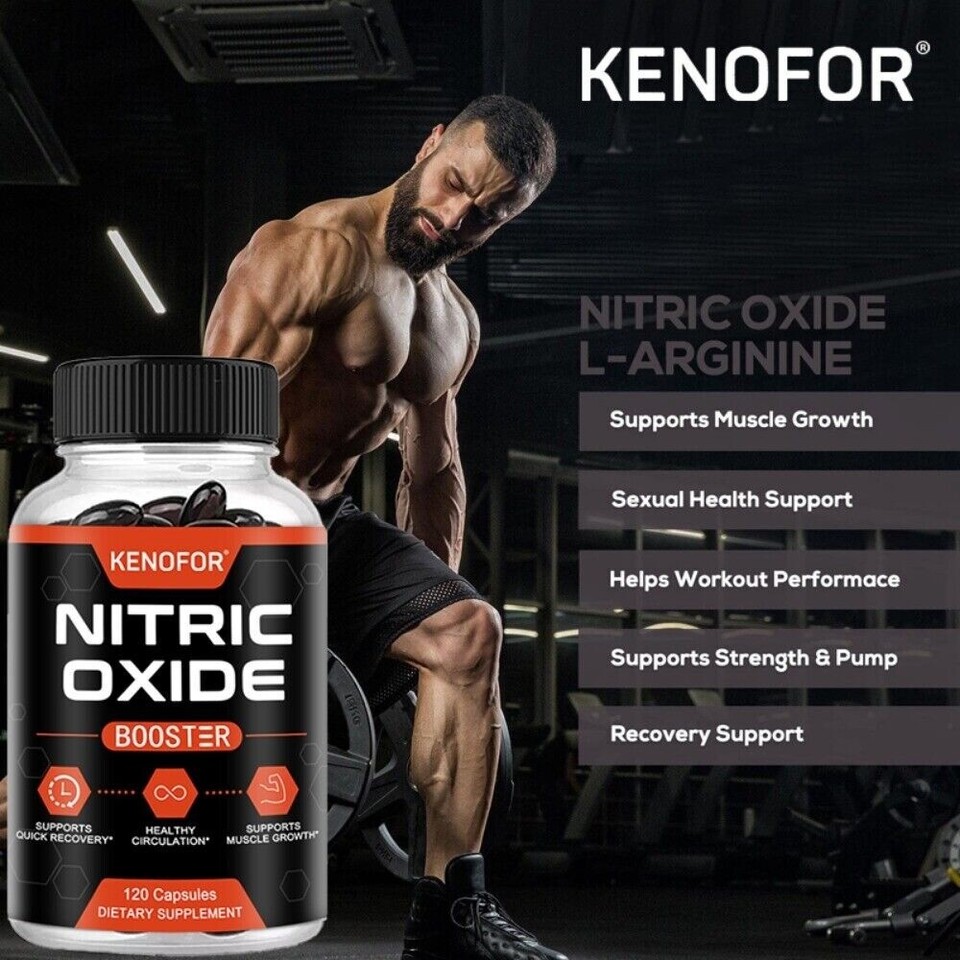 Nitric Oxide Booster Supplement - L-Arginin, L-Citrulline 1500mg - | eBay