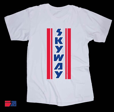 SKYWAY BMX Logo white T-shirt Freestyle 80s BMX Racing Tuff Wheels | eBay