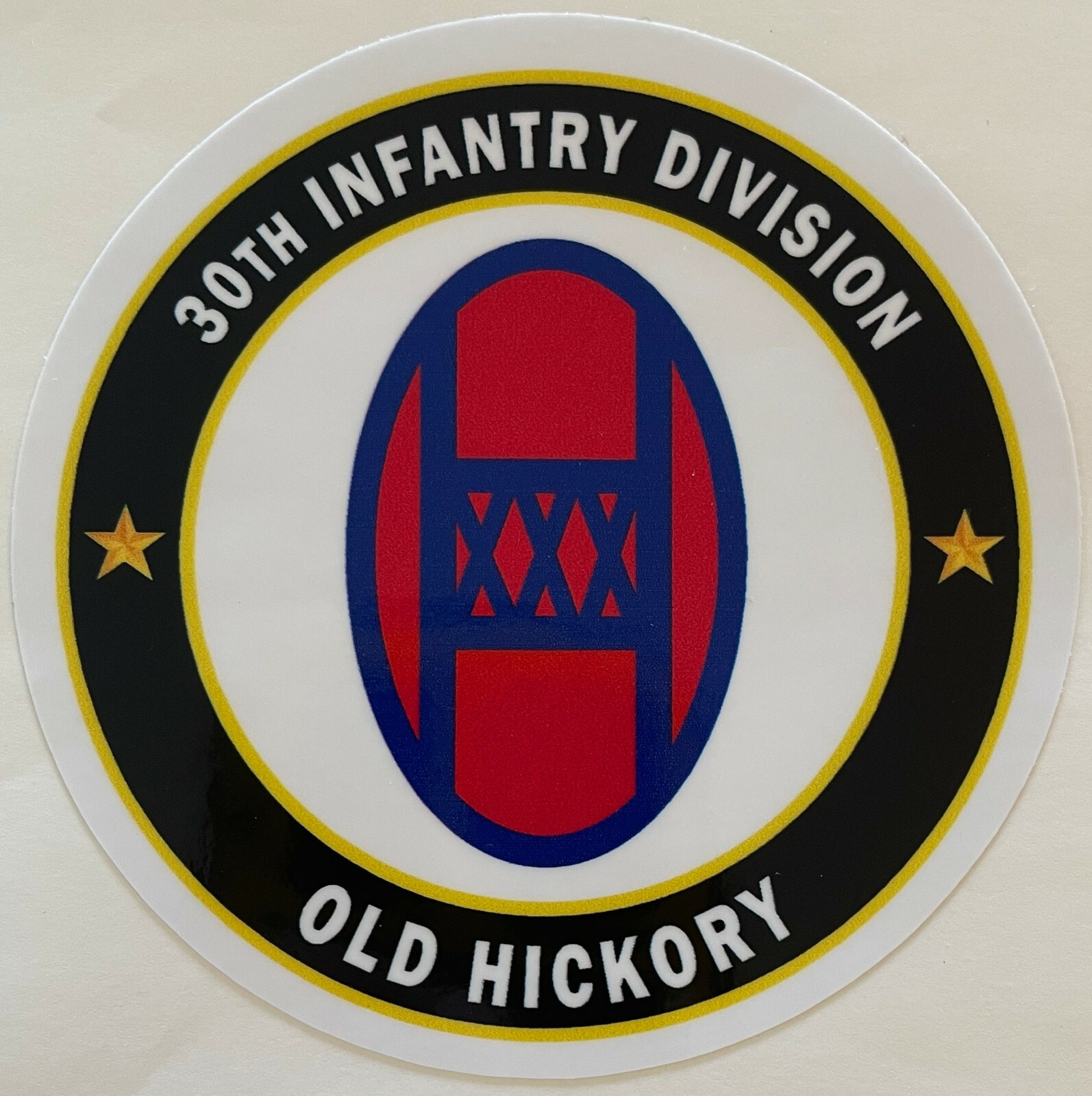 US Army 30th Infantry Division "Old Hickory” Sticker Waterproof D816 | eBay