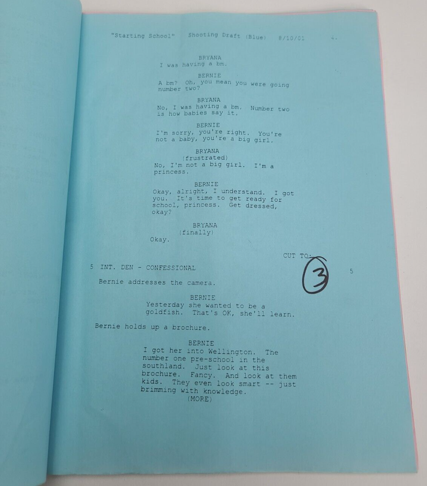 THE BERNIE MAC SHOW / Larry Wilmore 2001 Script, Kellita Smith ...