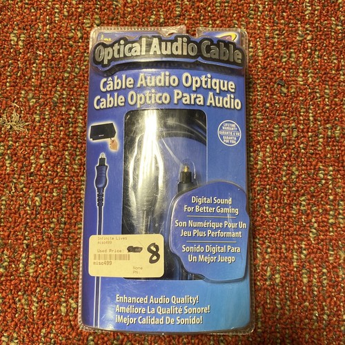 New Optical Audio Fiber Cable For PlayStation 2 Intec 804926072369 | eBay