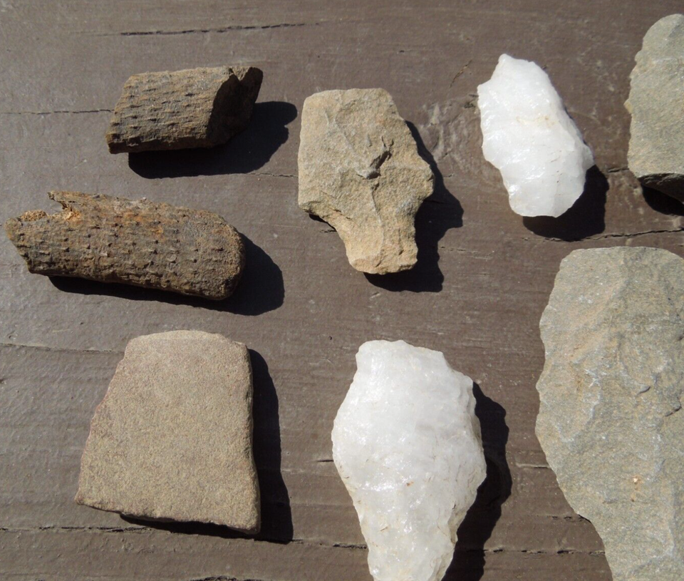 Authentic PA, MD Arrowhead / Fossil Lot of 24 Pieces | eBay