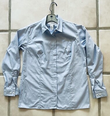 United Airlines Ladies Cotton Button Up Uniform Blouse / Shirt - Size ...