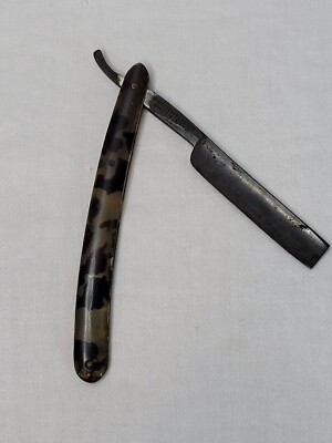 Antique G Wostenholm & Son Sheffield Eng Pipe Straight Razor Fancy ...