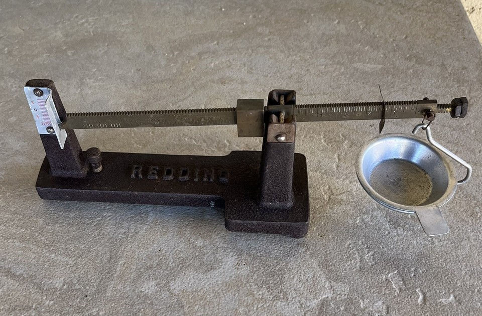 Vintage Redding Powder & Bullet Scale *No Box | eBay