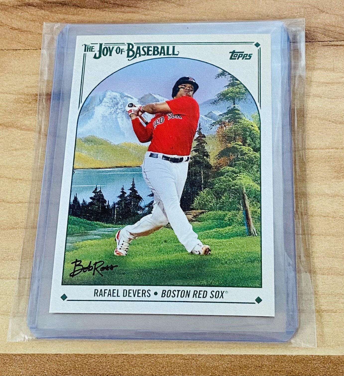 Rafael Devers 2023 Topps x Bob Ross Joy of Baseball Boston Red Sox #59 ...