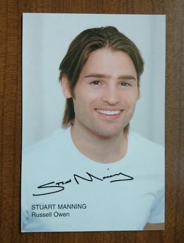 STUART MANNING *Russell Owen* HOLLYOAKS PRE-SIGNED AUTOGRAPH FAN CAST PHOTO CARD | eBay