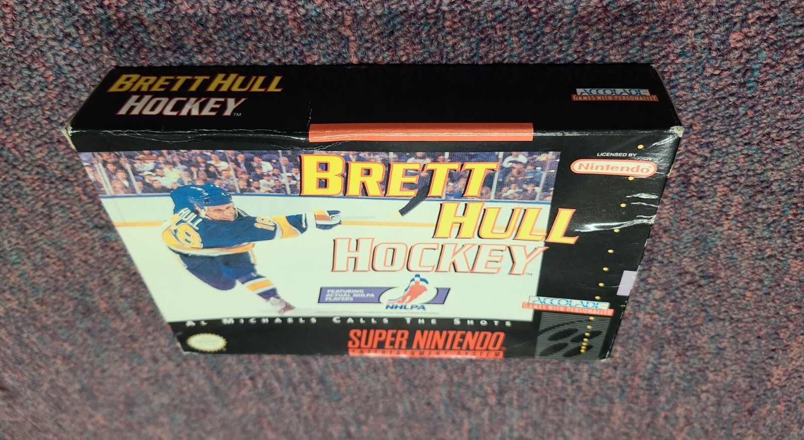 Brett Hull Hockey (Super Nintendo) SNES (Complete in Box!) W ...