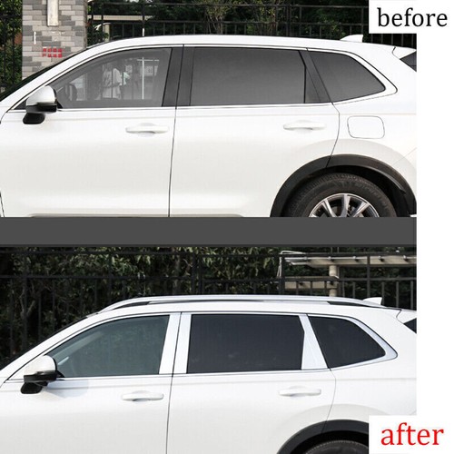 For Honda CR-V CRV 2023-2025 Chrome Steel Window Center ABC Pillar ...