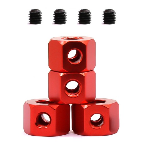 4PCS 5mm to 12mm Wheel Hub Hex Adapter For WPL D12 C14 C24 B14 B16 MN ...