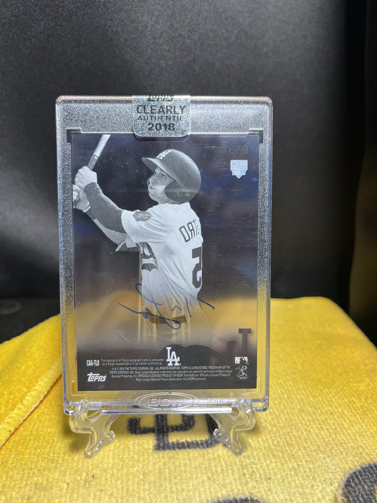 2018 Topps Clearly Authentic Auto Tim Locastro #CAA-TLO Rookie Auto RC ...