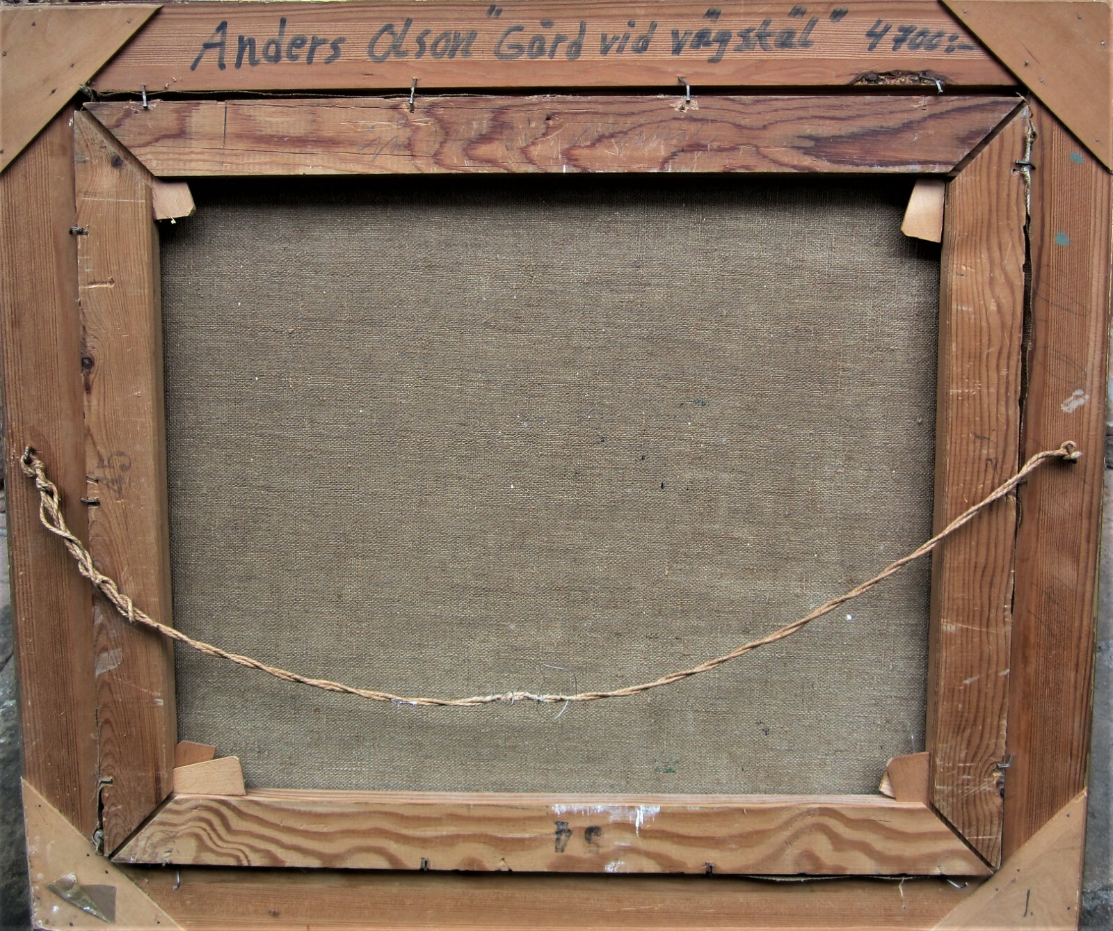 Anders Olson 1880-1955, "Hof bei Vägskäl", datiert 1941 | eBay