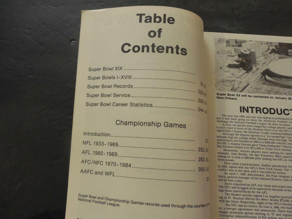 The Sporting News Super Bowl Book 1985 sc Lowell Reidenbaugh ID:14774 ...