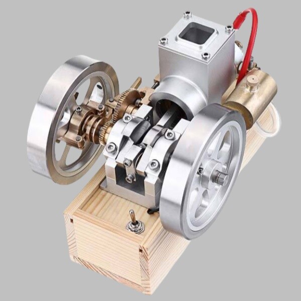 ENGINEDIY M90 Horizontal Hit & Miss Gas Full Metal IC Engine Model | eBay