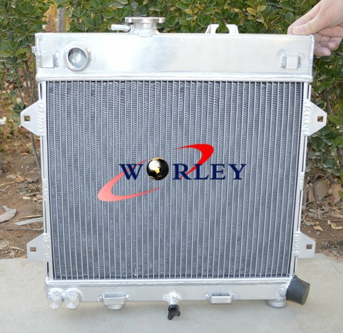 2 ROWS aluminum radiator for BMW E30 M10 316i 318i 1982-1991 Manual MT ...