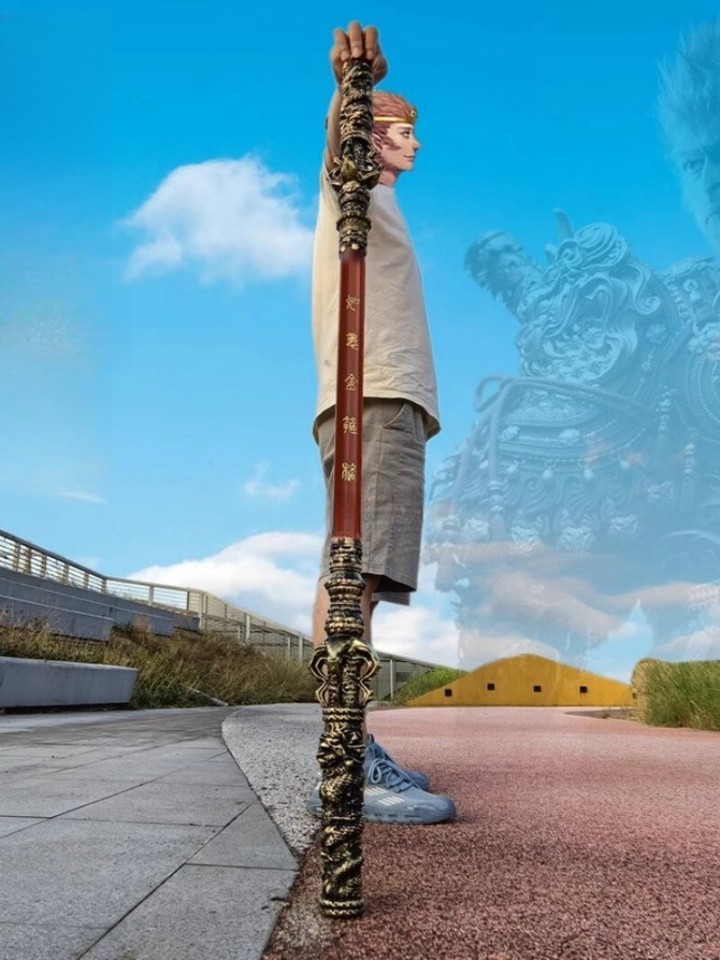 180cm Black Myth Wukong Staff PU Stick Replica New Ruyi Jingu Bang ...