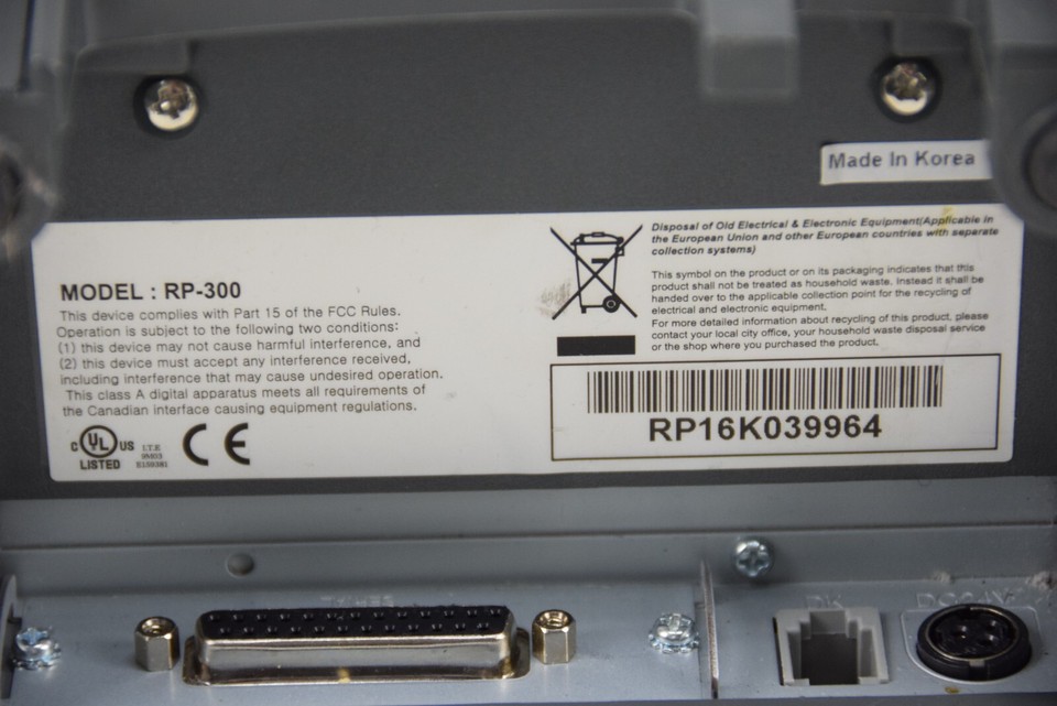 VeriFone RP-300 Thermal Receipt Printer for Ruby Topaz XL | eBay