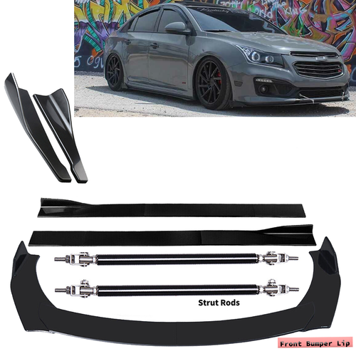 For Chevrolet Cruze Front Rear Bumper Lip Spoiler Body Kit Splitter ...