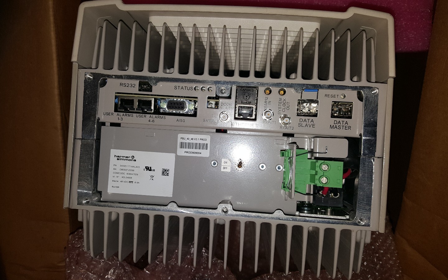 ALCATEL LUCENT 9341 RRH 40W 1900MHz REMOTE RADIO HEAD 1930-1990MHz SD ...