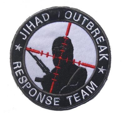 JIHAD OUTBREAK RESPONSE TEAM INFIDEL U.S. ARMY BADGE 3D MILITRAY PATCH ...