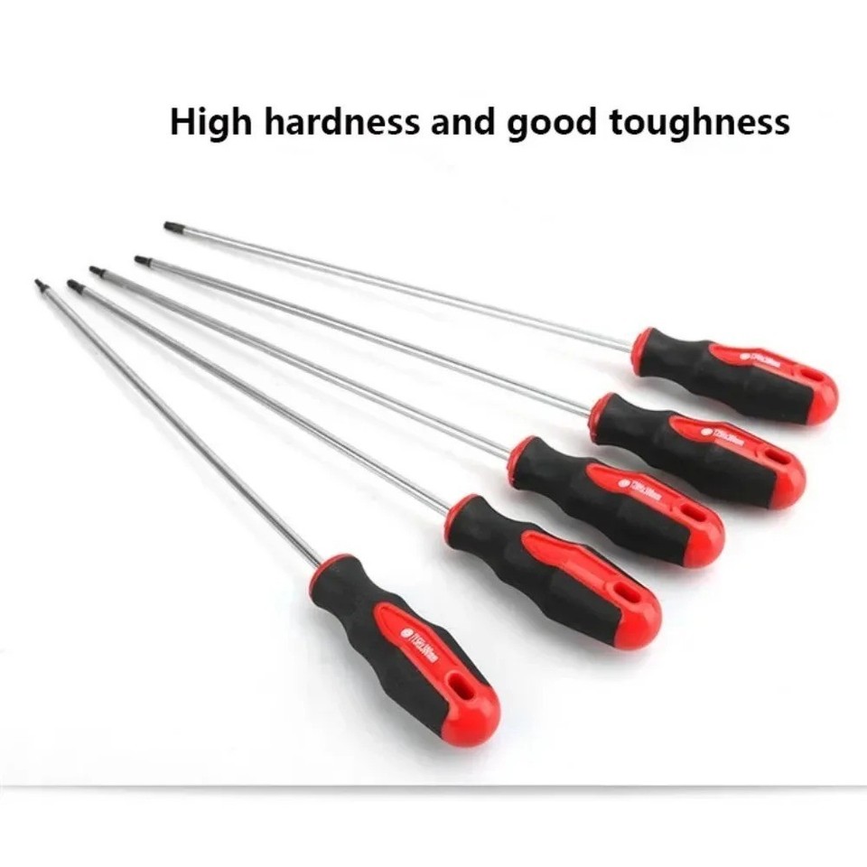 Extra Long Torx Star Magnetic Screwdriver Set T15 T20 T25 T27 T30 5PCS ...