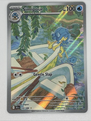 Pokémon Black Bolt Simipour 102/086 | eBay