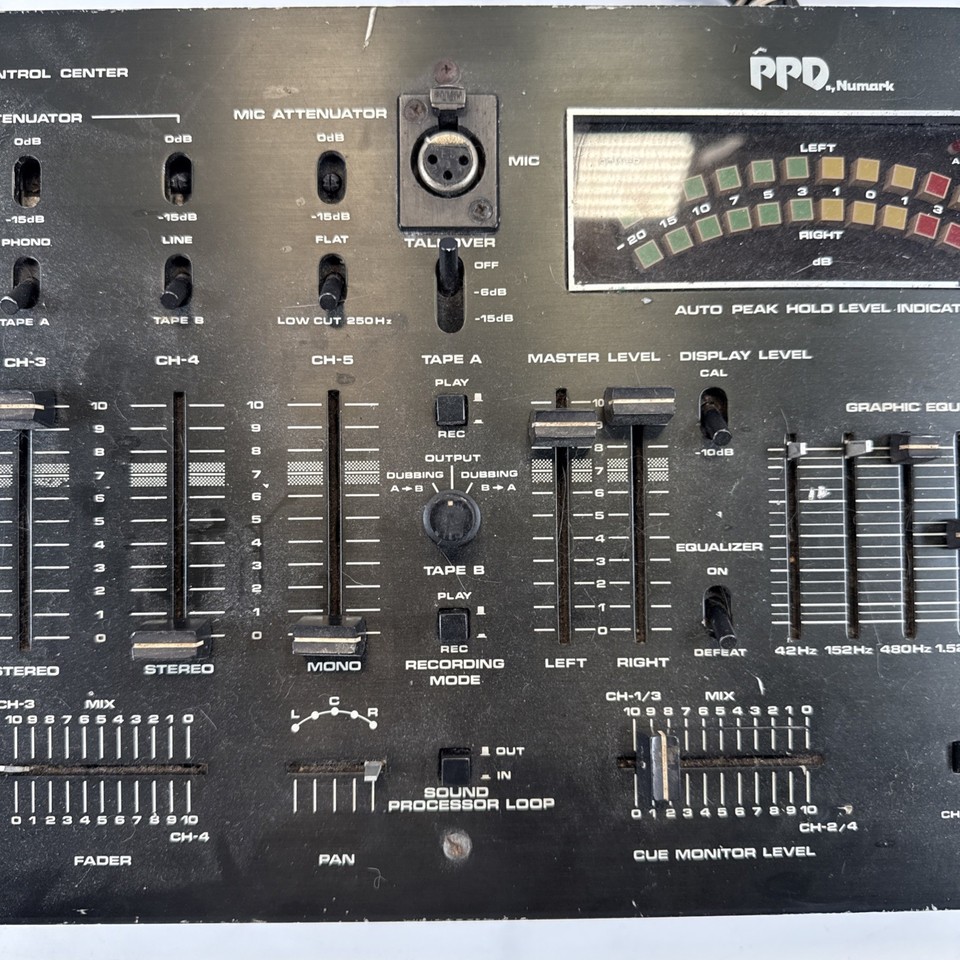 Numark PPD DM1900 Stero Preamp Controller Center DJ Mixer | eBay