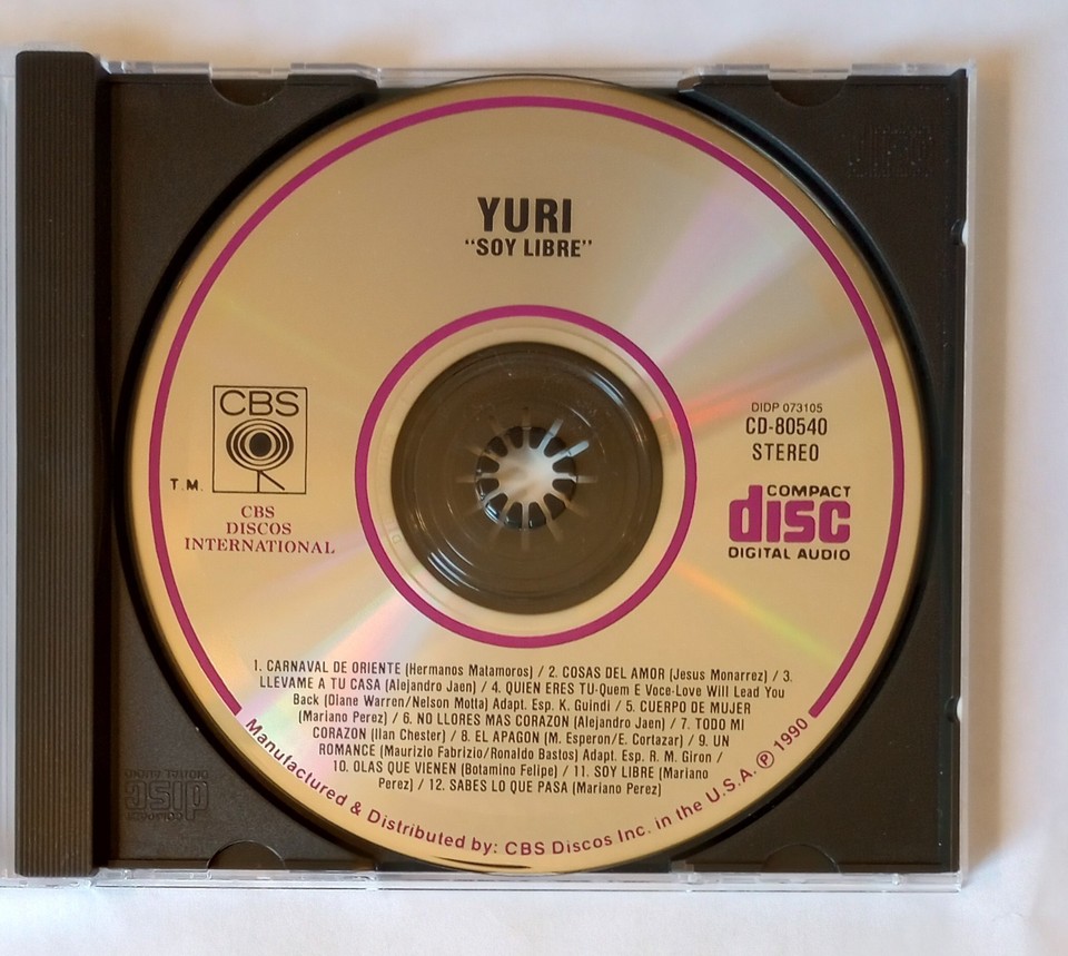 Soy Libre by Yuri (CD, 1990) | eBay