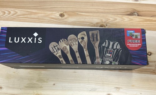 Star Wars Kitchen Set Bamboo Utensils Darth Apron Yoda Dishwasher ...