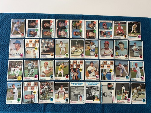 1973 Topps Baseball Starter Set Lot 500 Different (HOF, Rookies, High ...