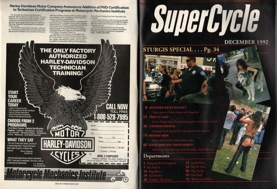 1992 December Supercycle - Vintage Motorcycle Magazine | eBay