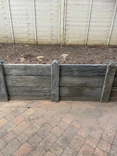 Timbercrete fencing section Weathered Grey including delivery (some ...