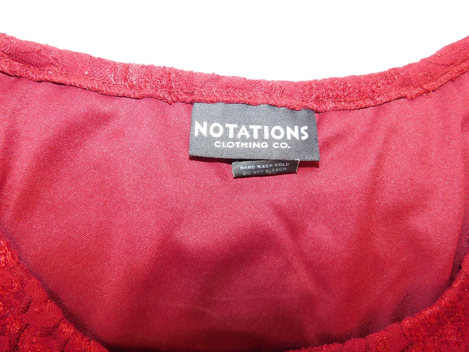 Notations Clothing Women's Ladies 3/4 Sleeve Blouse Size M medium ...