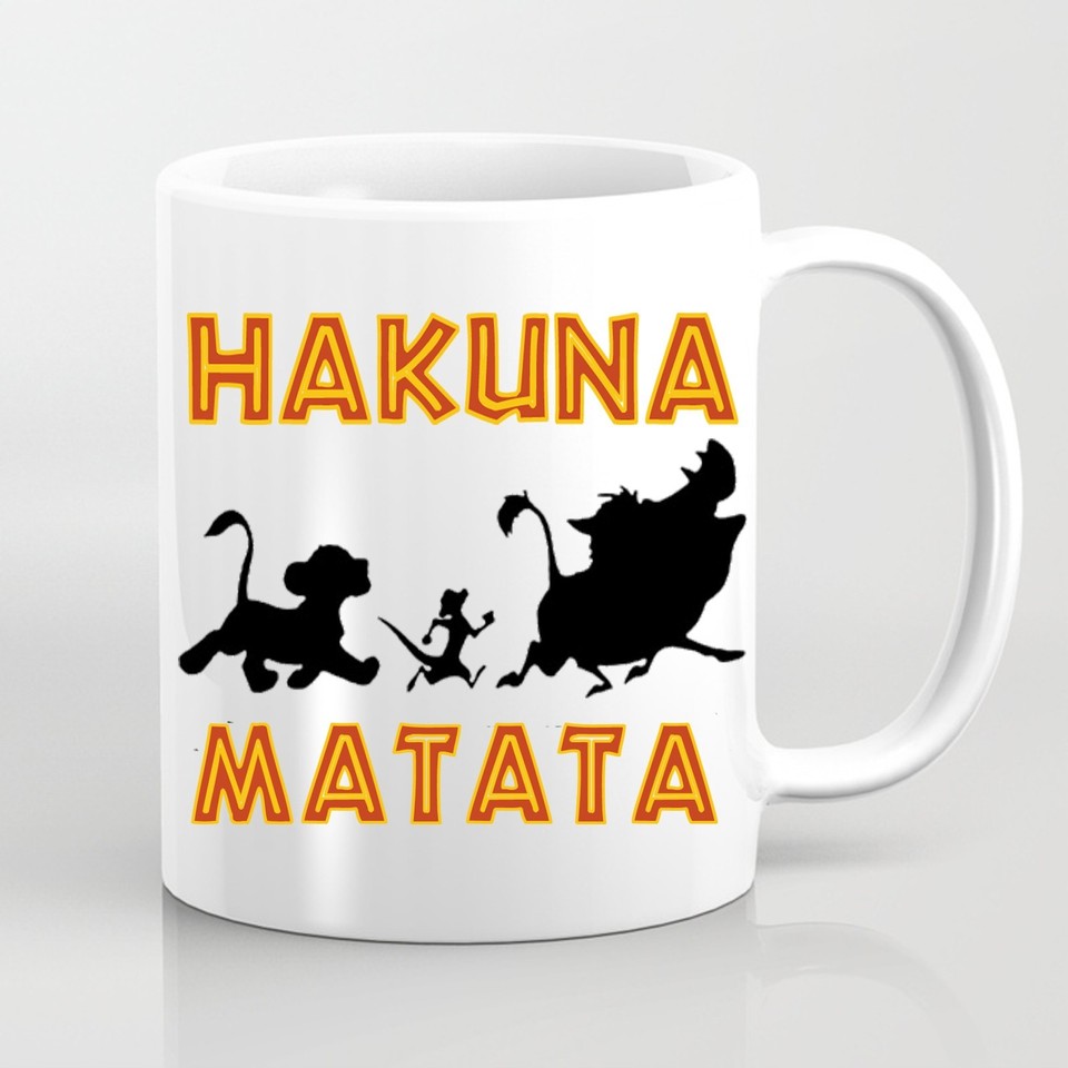 Hakuna Matata Mug The Lion King Gift 11oz Birthday Pumba Simba | eBay