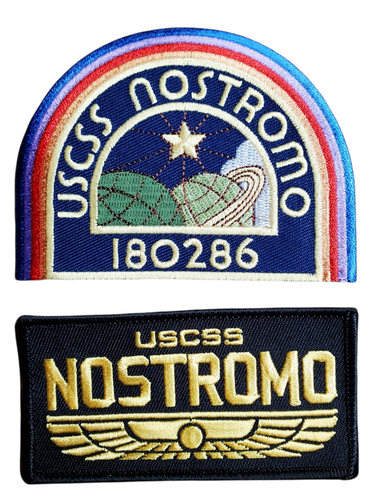 USCSS Nostromo Enlisted 4" DELUXE Uniform Patch Set of 2- Alien Movie ...