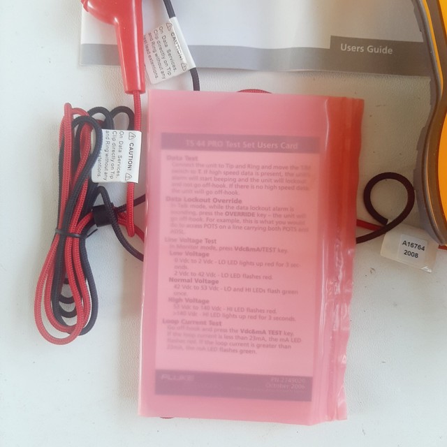 Fluke TS44 PRO Telephone Test Set for sale online | eBay